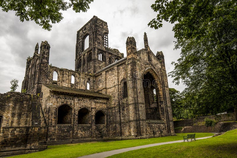 Kirkstall Abbey, North Yorkshire Stock Image - Image of monastery ...