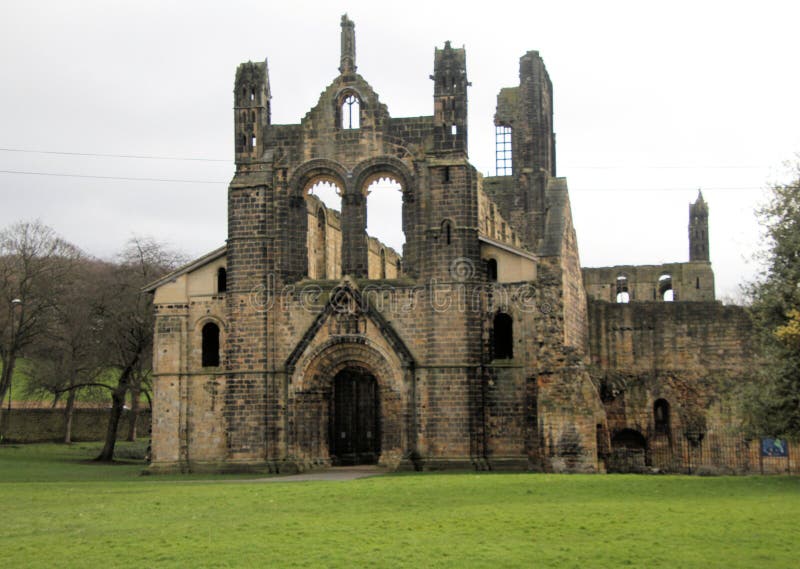 A view of Kirkstall Abbey stock photo. Image of kirkstall - 199008888