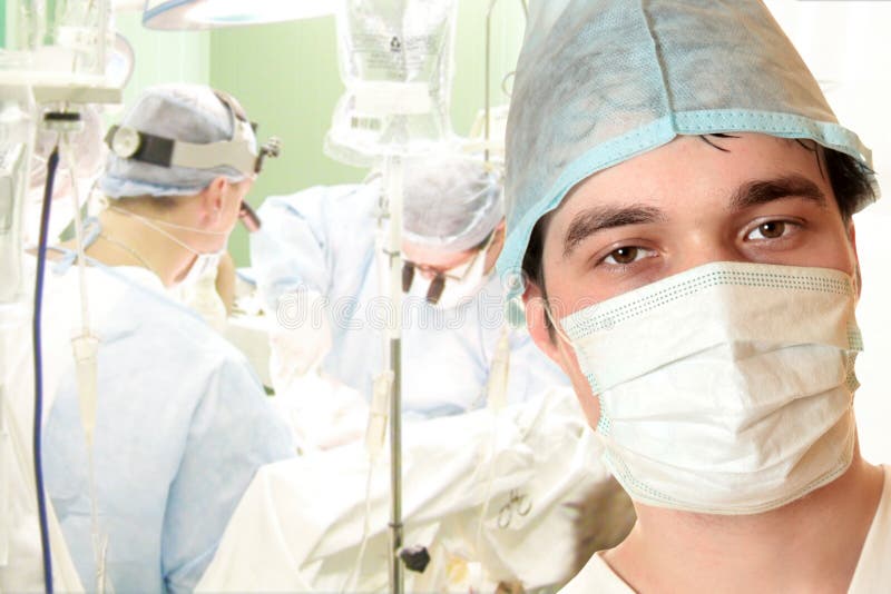 Pet Surgeons Team Make Difficult Operation. Cat Under General ...