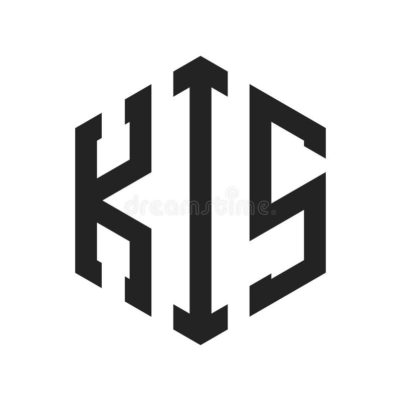 KIS Logo Design. Initial Letter KIS Monogram Logo Using Hexagon Shape ...