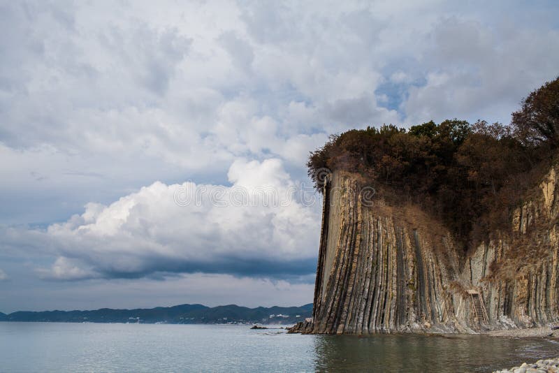 Kiselev Cliff Also Known As Cliff of Tears, Tuapse, the Black Sea ...