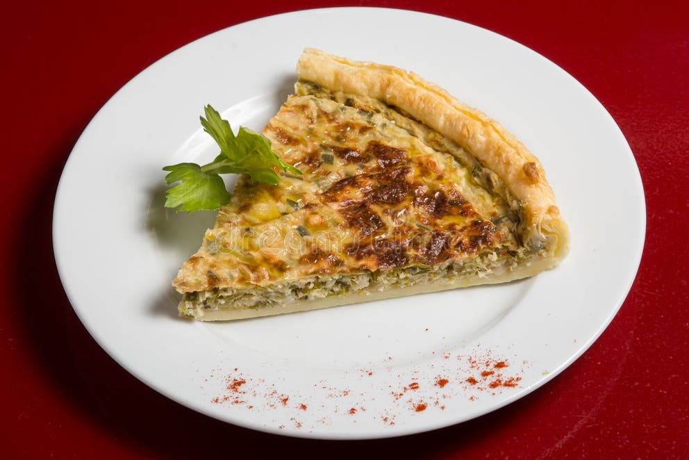 Kish vegetable stock image. Image of cake, food, vegan - 180573795