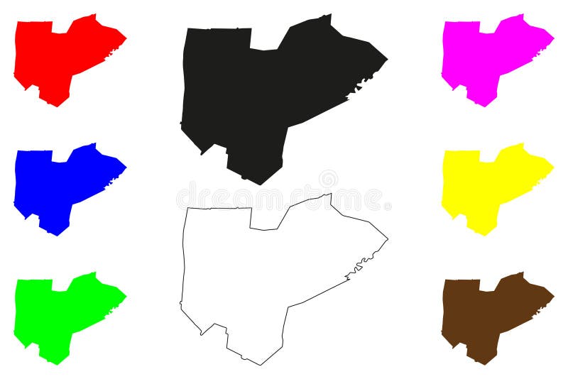 Kishanganj City (Republic of India, State of Bihar) Map Vector ...