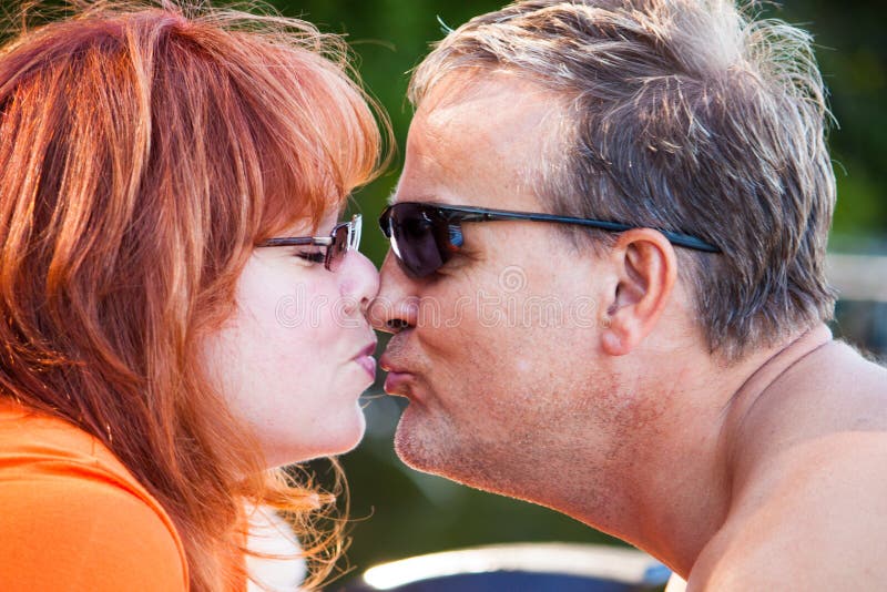 Affectionate Kiss of Two Attractive Lesbians, First Love, Secret ...