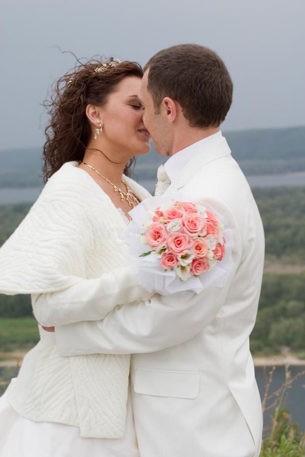 Kiss stock photo. Image of cute, nuptials, elegance, groom - 3382444