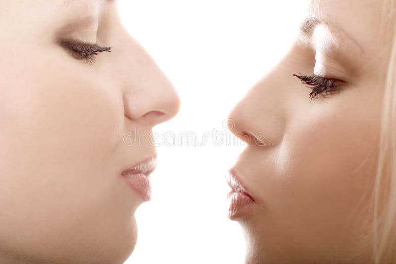 Kiss stock image. Image of beauty, caucasian, faces, look - 4661425