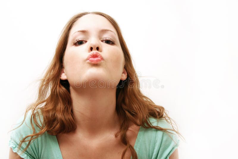 Young Girl Kissy Stock Photos - Free & Royalty-Free Stock Photos from ...