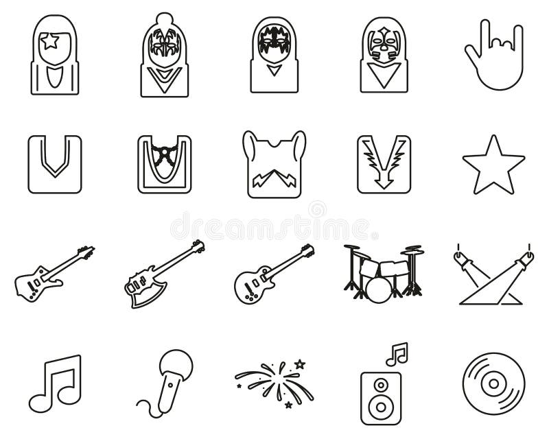 Kiss Rock Band Logo Stock Illustrations – 28 Kiss Rock Band Logo Stock ...