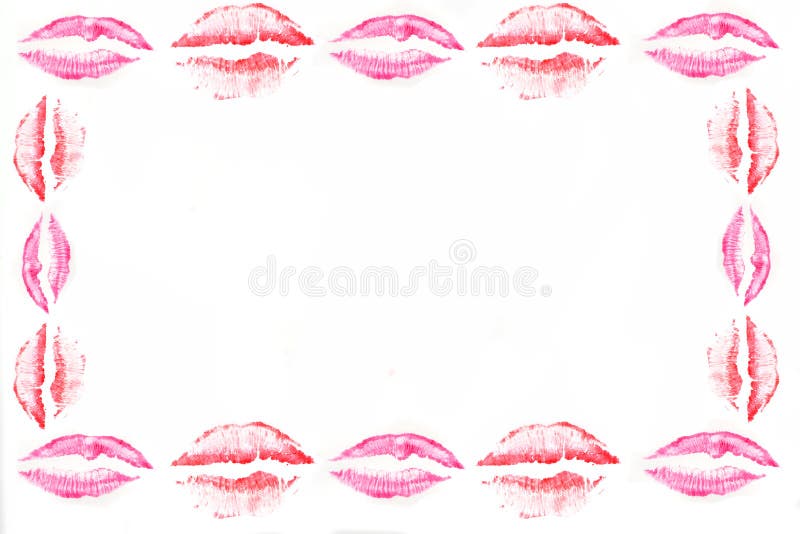 Hugs and kisses stock vector. Illustration of kiss, paint - 8984343