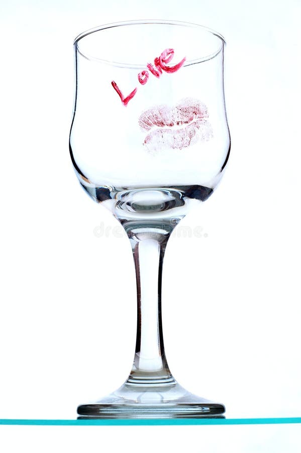 Kiss on glass stock image. Image of beauty, beautiful - 23183955