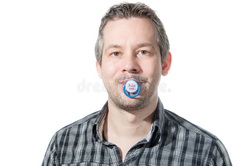 Adult Sucking Pacifier Stock Photos - Free & Royalty-Free Stock Photos ...