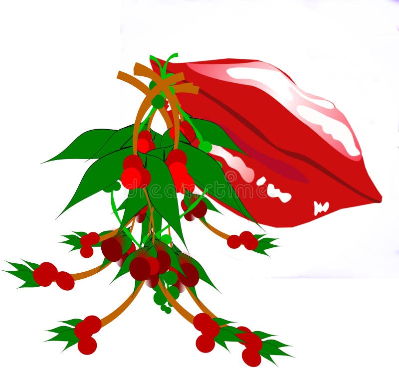 Kiss Me Quick Background Wallpaper Stock Illustration - Illustration of ...