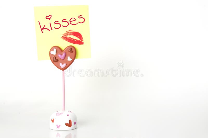 Kisses stock photo. Image of message, single, board, bulletin - 13055140