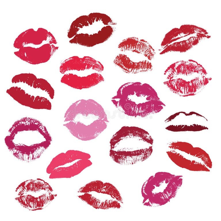 Different Kisses Stock Illustrations – 220 Different Kisses Stock ...