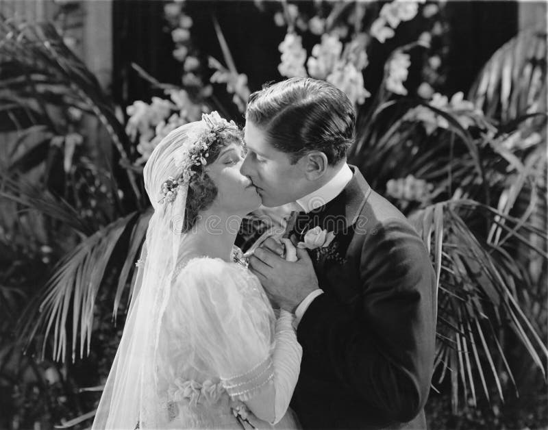 KISSING THE BRIDE stock image. Image of companion, adults - 51992011