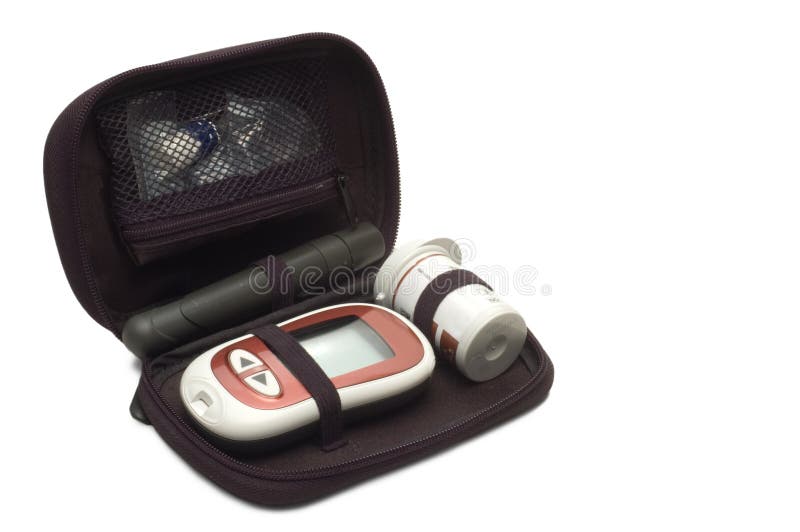 Kit Diabético De La Glucosa Foto de archivo - Imagen de salud, lanceta ...