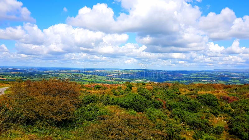 Kit Hill Cornwall Looking Towards NorthDevon Stock Photo - Image of ...