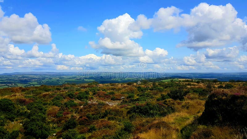 Kit Hill Cornwall Looking Towards NorthDevon Stock Photo - Image of ...