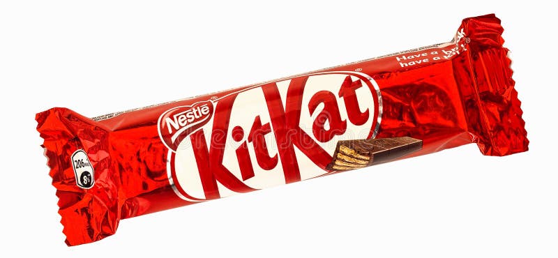 Kit Kat (by Nestle) Wafer Chocolate Bar Editorial Photography - Image ...