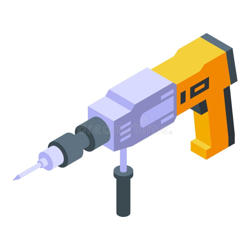 Kit Machine Tool Icon Isometric Vector. Home Repair Stock Illustration ...