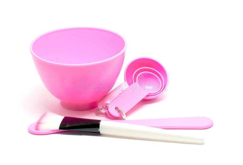 Kit for making clay masks stock photo. Image of bowl - 60301978