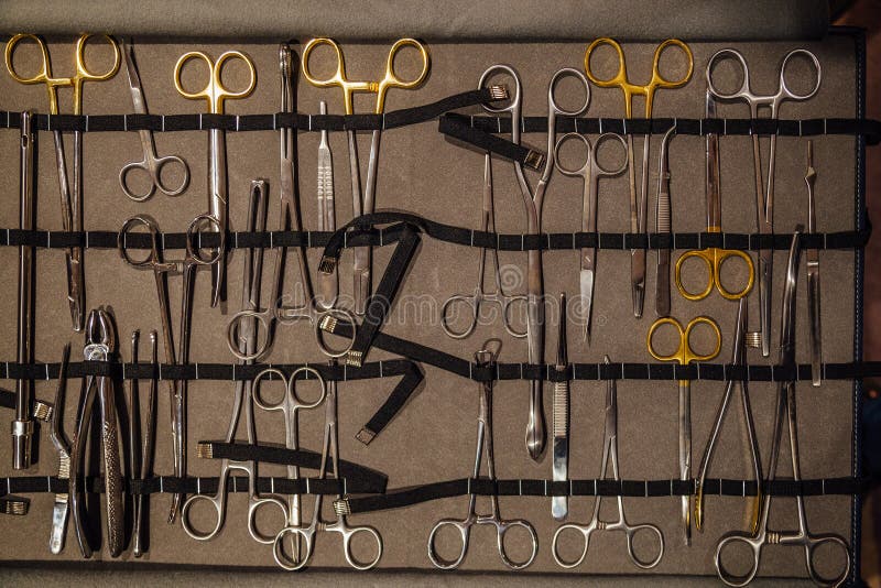 Kit of Surgical Instruments and Tools Stock Photo - Image of prepare ...