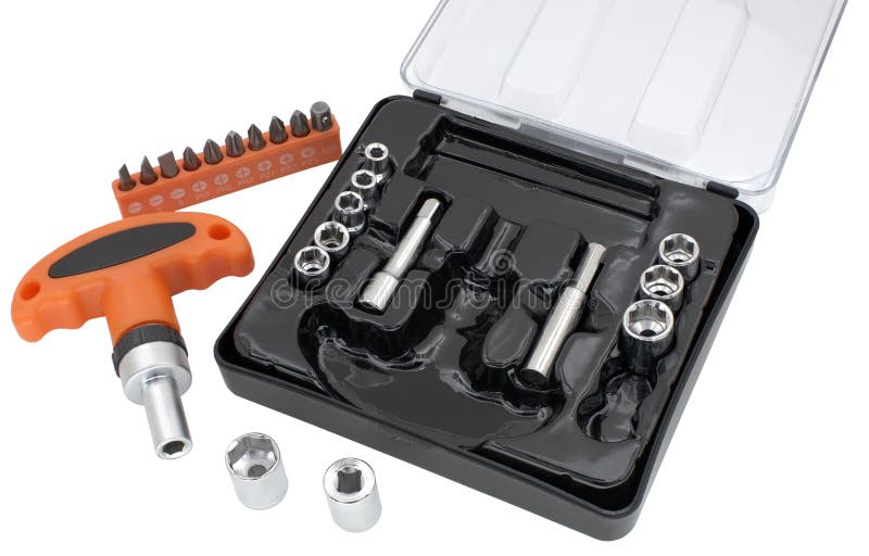Kit of Tools for Repair of Technique Stock Image - Image of metal ...