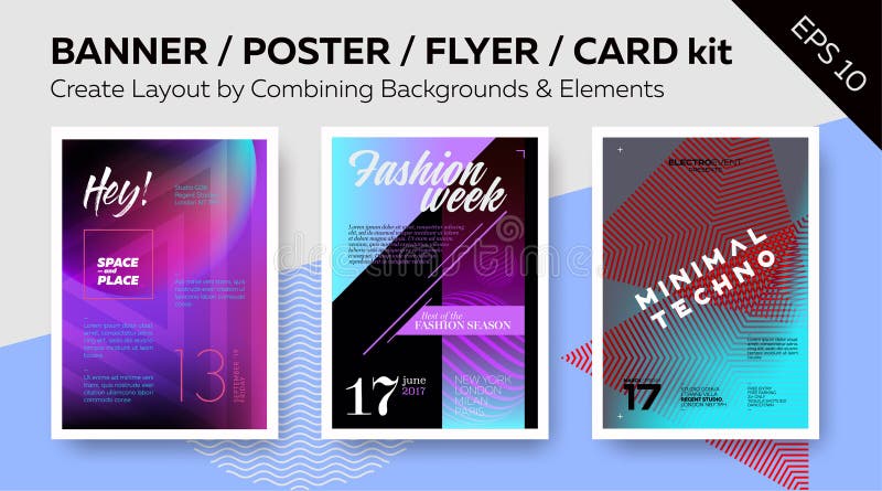 Poster Layout Templates Stock Illustrations – 63,062 Poster Layout ...