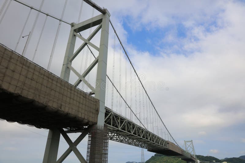 The KITAKYUSHU, Kanmonkyo Bridge Japan Stock Image - Image of honshu ...