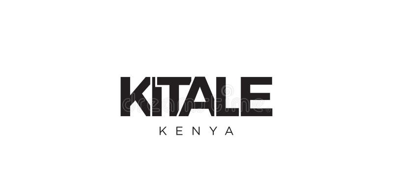 Kitale in the Kenya Emblem. the Design Features a Geometric Style ...