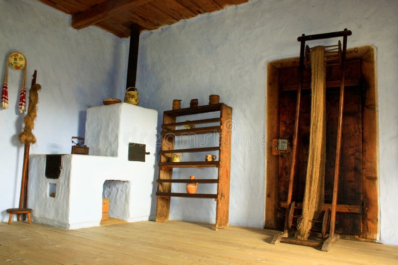 Kitchen stock image. Image of romanian, typical, indoor - 11038337