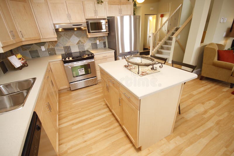 Kitchen stock image. Image of contemporary, design, indoor - 19907173