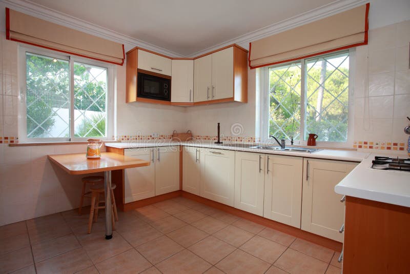 Kitchen stock photo. Image of dining, lifestyle, counter - 10095548