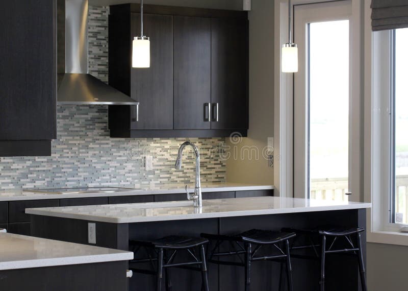 Kitchen stock image. Image of contemporary, design, indoor - 19907173