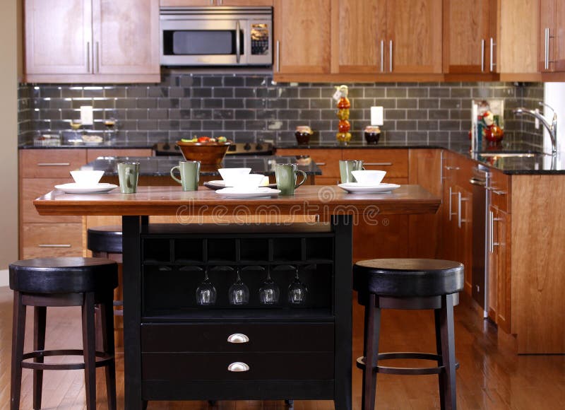 Kitchen stock image. Image of contemporary, design, indoor - 19907173