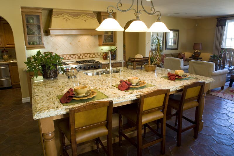 Modern kitchen stock photo. Image of kitchen, decoration - 5283276