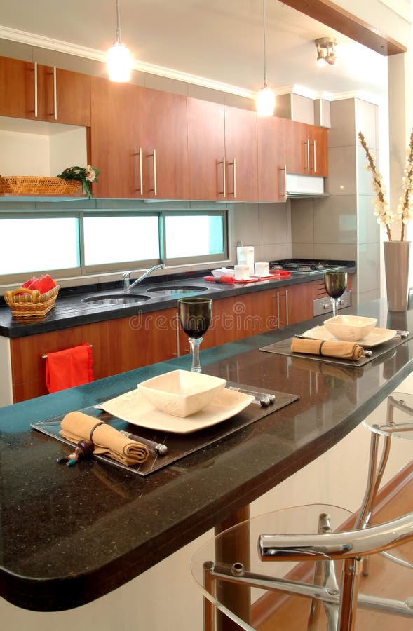 Kitchen stock image. Image of furniture, cooking, investment - 3555287