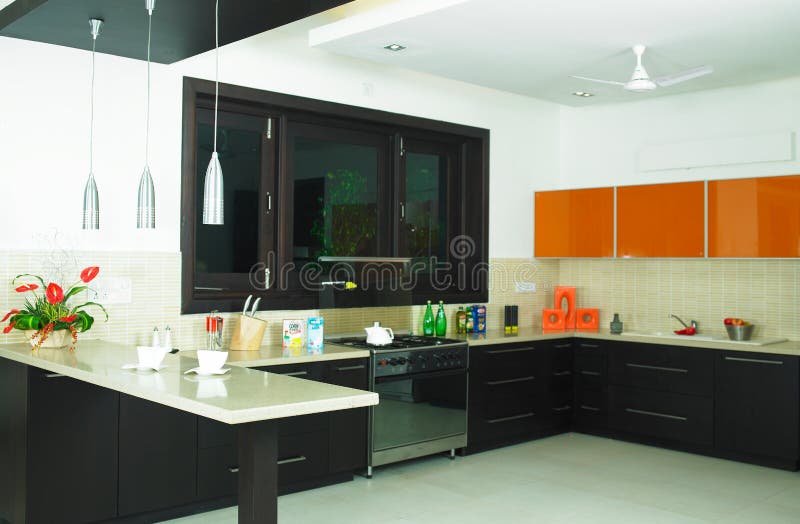 Kitchen stock photo. Image of dinning, decorating, dinner - 3698520