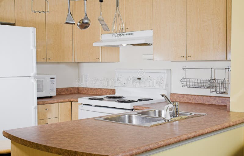 Empty kitchen table stock image. Image of room, clean - 14627263