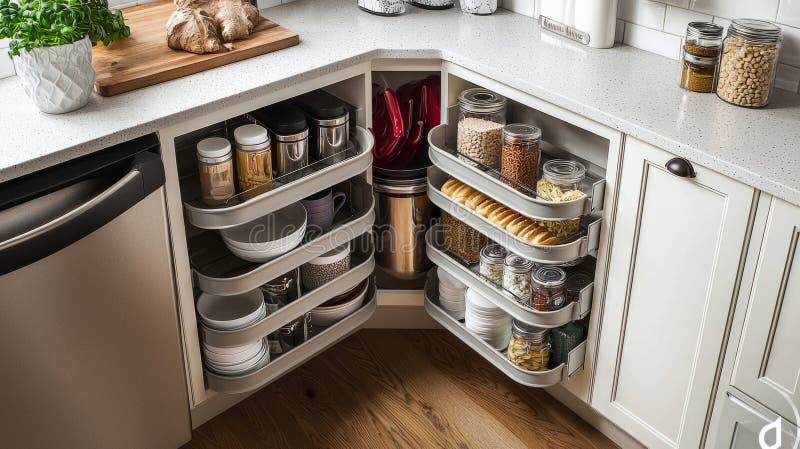 Kitchen Access Mechanism Magic Corner for Blind Corner Cabinets ...