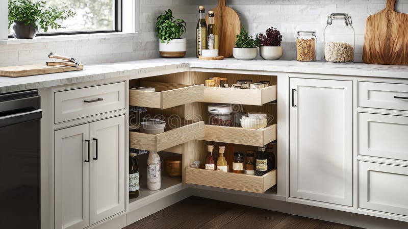 Kitchen Access Mechanism Magic Corner for Blind Corner Cabinets ...