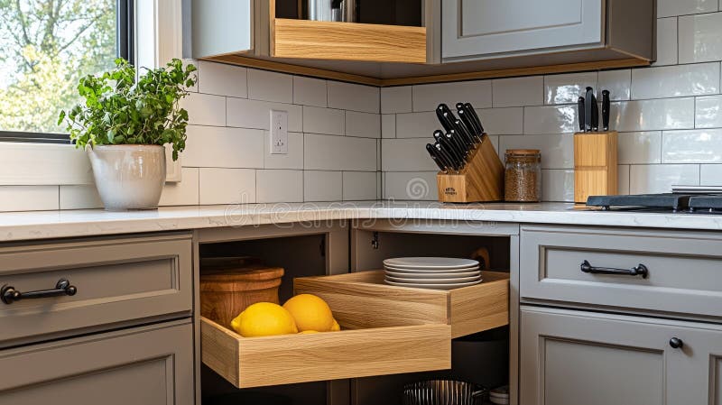 Kitchen Access Mechanism Magic Corner for Blind Corner Cabinets ...