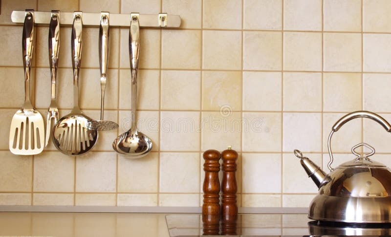 Kitchen accessories stock image. Image of classic, home - 981787