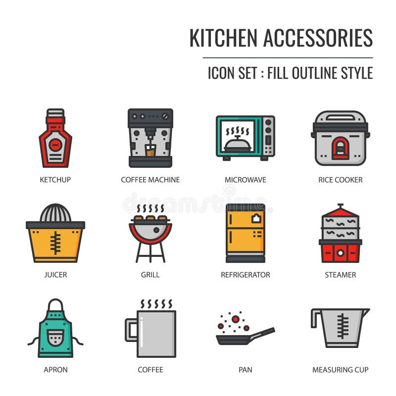 Household Accessories Stock Illustrations – 6,339 Household Accessories ...
