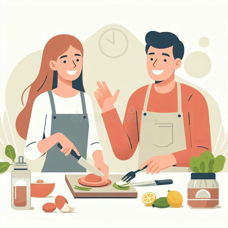 Kitchen Activity stock illustration. Illustration of session - 326941553