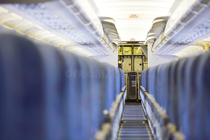 Kitchen of the airplane stock photo. Image of seat, flight - 65622372