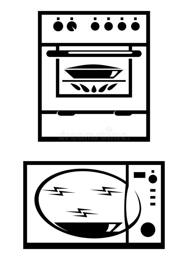 Kitchen Appliances Kitchen Symbols Stock Illustrations – 833 Kitchen ...