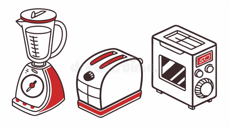 Kitchen Appliances Icons Collection. Cooking Tools Vector Design ...
