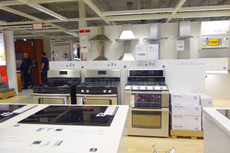 Kitchen Appliances on Display at Costco Editorial Image - Image of ...