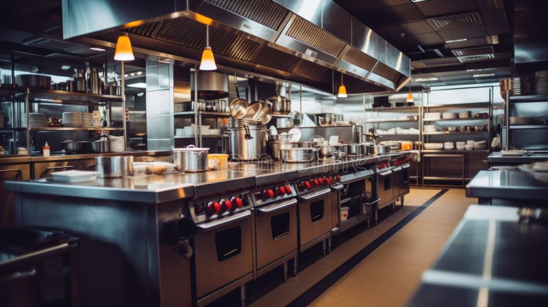 Kitchen Appliances in Professional Kitchen in a Modern Restaurant ...